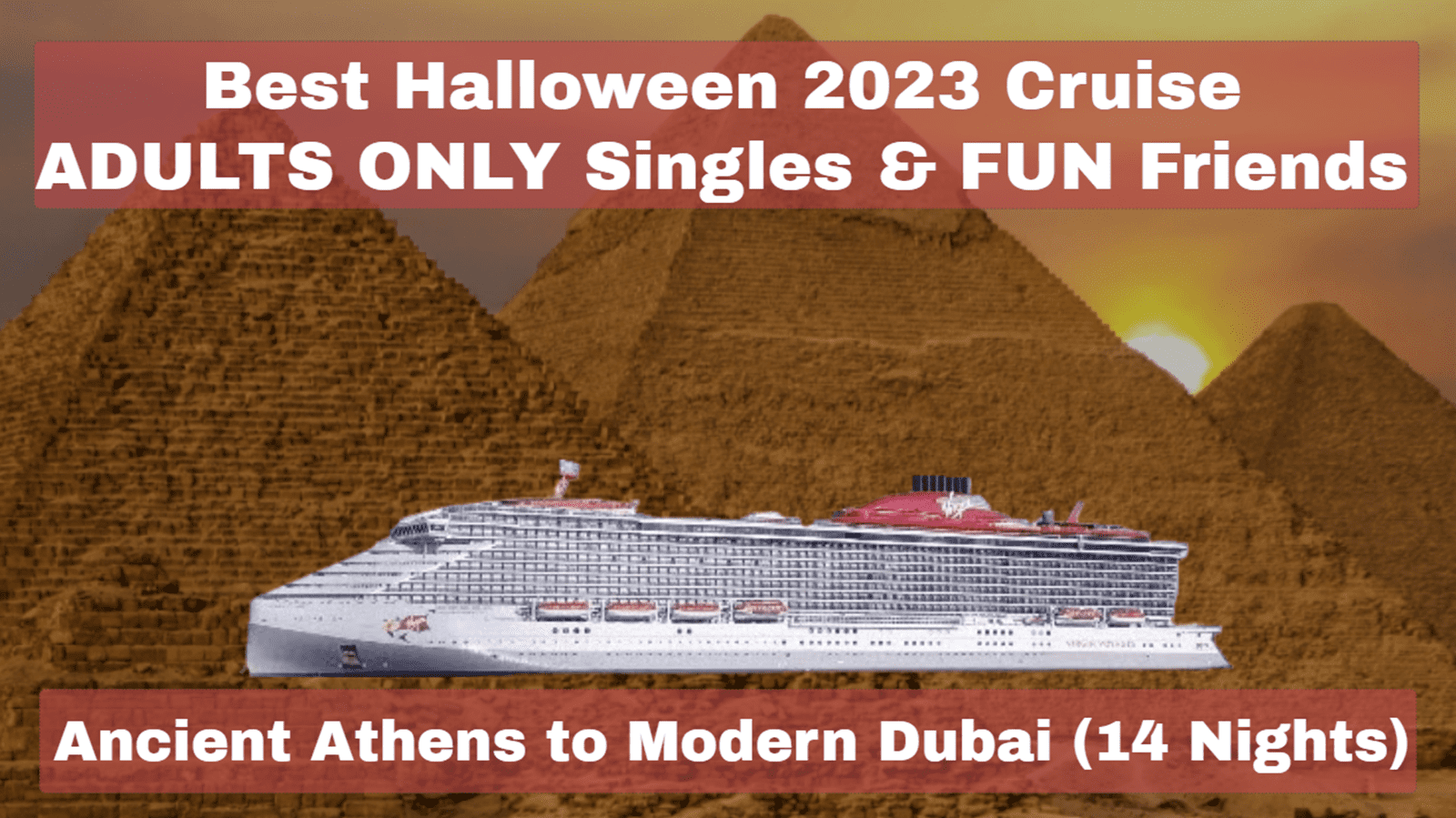 Travel FUN! singles cruise, FUN resorts, private yachts and solo sailings